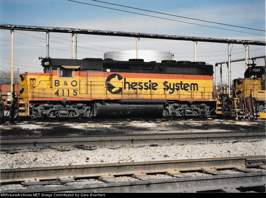 B&O GP40-2 #4115 - Baltimore & Ohio RR